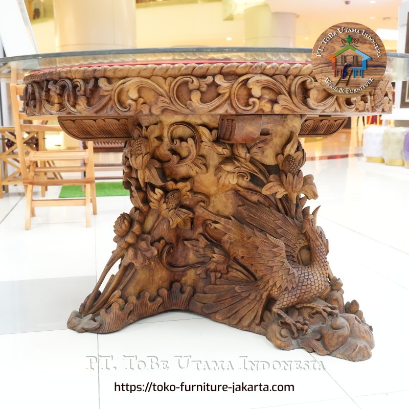 Teak Wood Dragon Carving Antiques for Dragon Wood Year