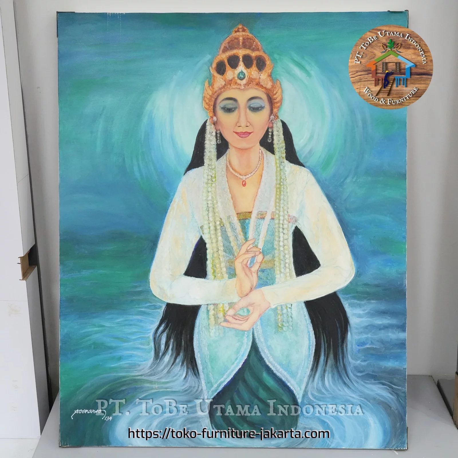 Oil Painting of Queen Nyi Roro Kidul
