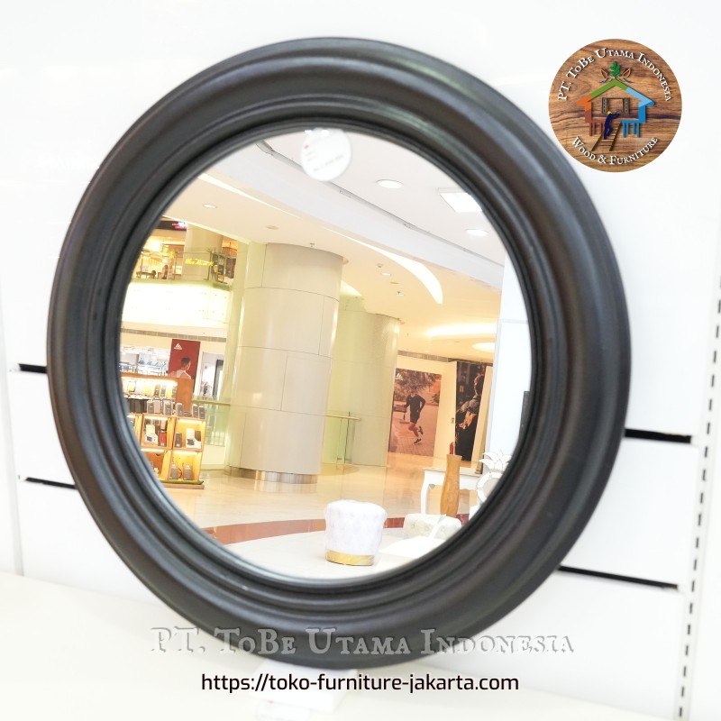 Buat Ruangan Menjadi Estetik dengan Kaca Cermin Bulat Hitam