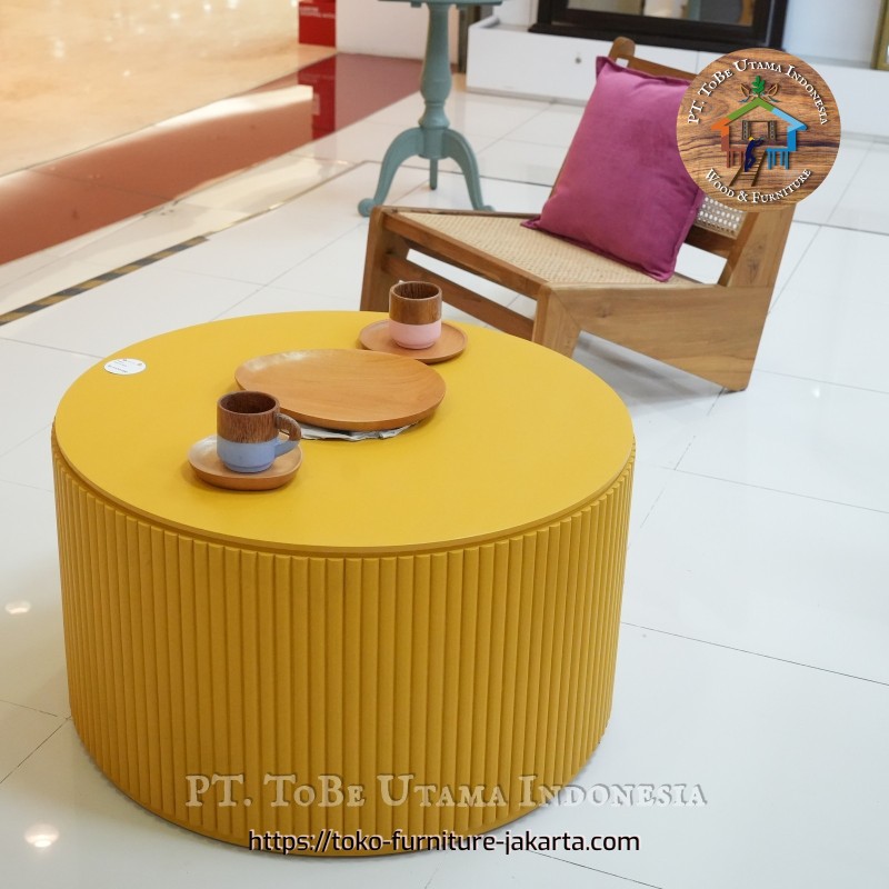 Get 25% discount on Yellow Round Coffee Table only now!