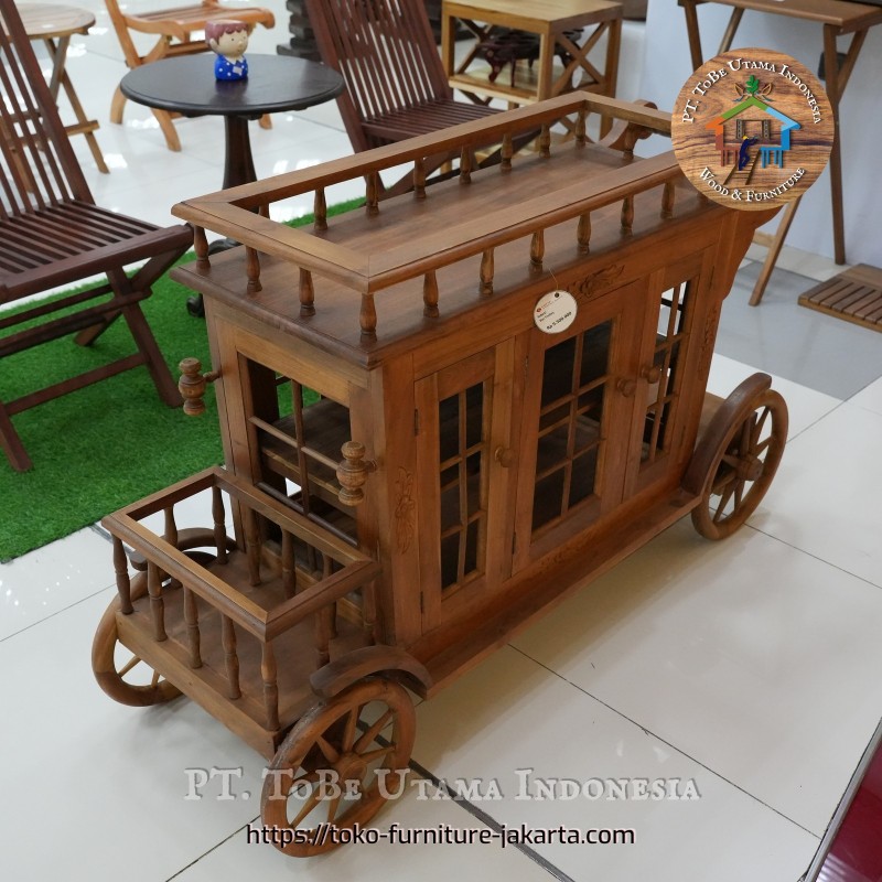 Aesthetic Trolley for Cafe & Bar, Trolley for Carrying Food