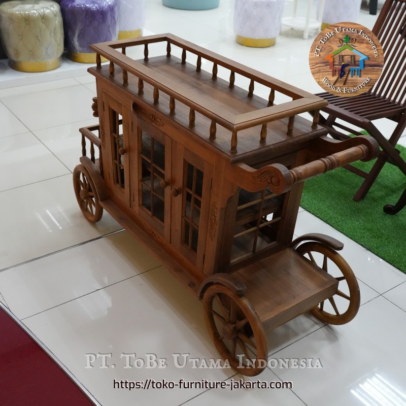 Aesthetic Trolley for Cafe & Bar, Trolley for Carrying Food
