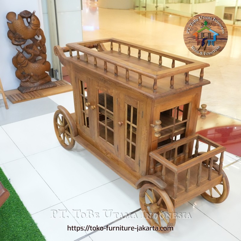 Aesthetic Trolley for Cafe & Bar, Trolley for Carrying Food