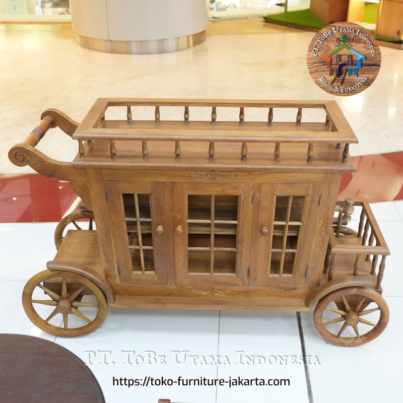 Aesthetic Trolley for Cafe & Bar, Trolley for Carrying Food