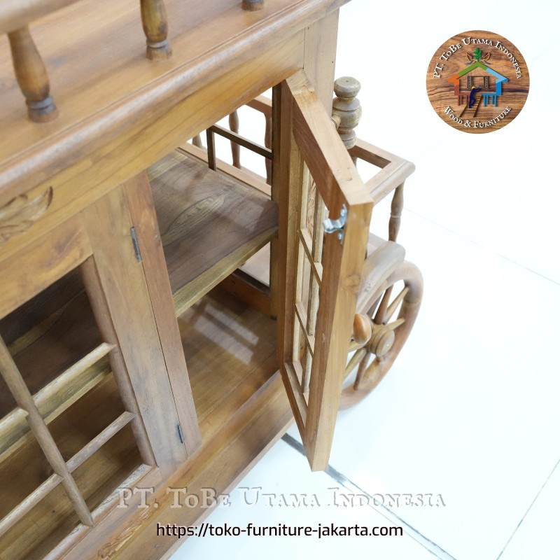 Aesthetic Trolley for Cafe & Bar, Trolley for Carrying Food