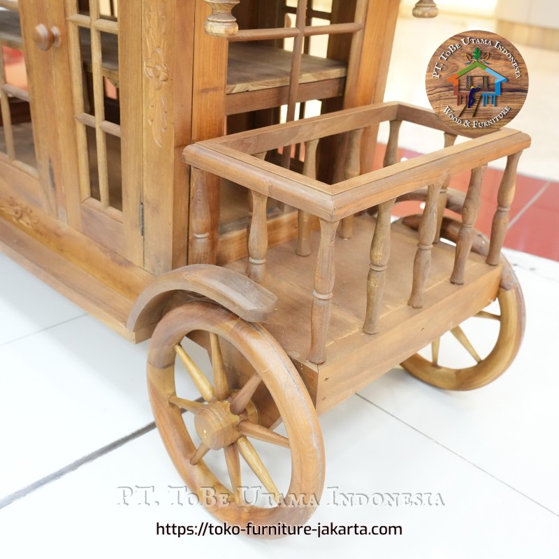 Aesthetic Trolley for Cafe & Bar, Trolley for Carrying Food