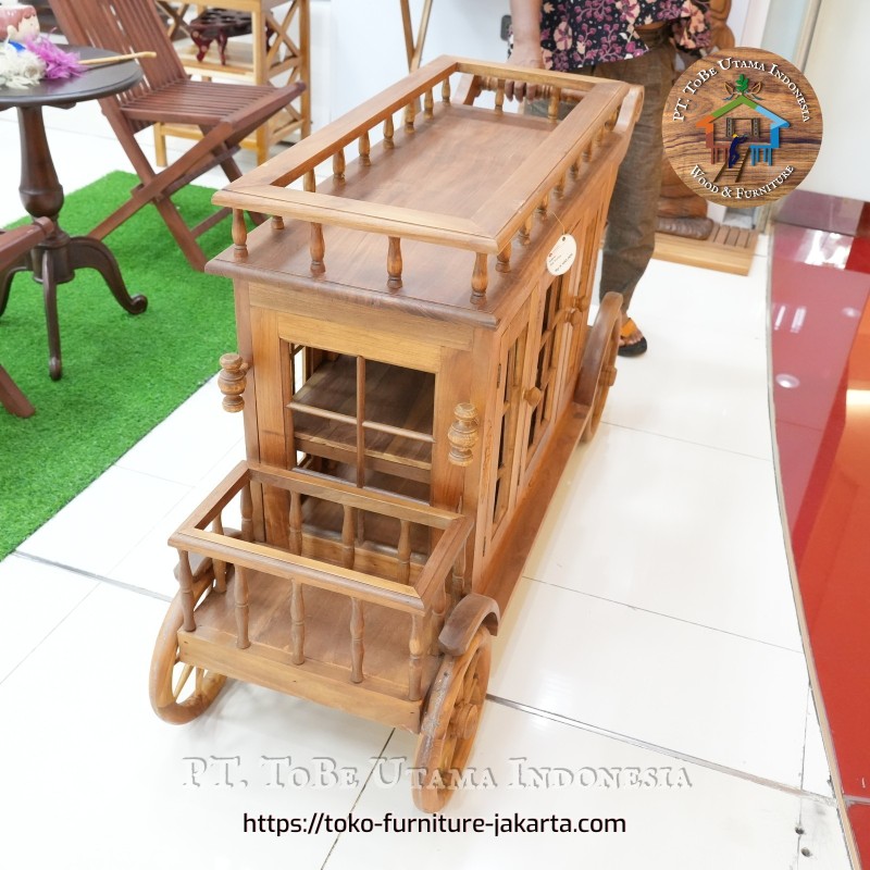 Aesthetic Trolley for Cafe & Bar, Trolley for Carrying Food