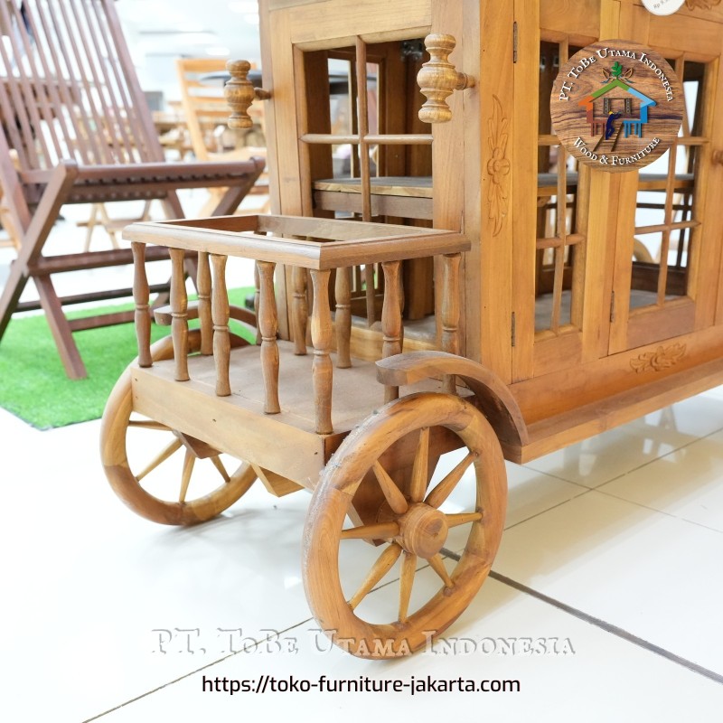 Aesthetic Trolley for Cafe & Bar, Trolley for Carrying Food