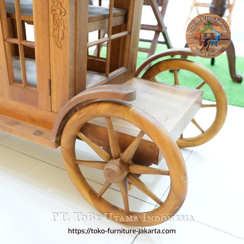Aesthetic Trolley for Cafe & Bar, Trolley for Carrying Food