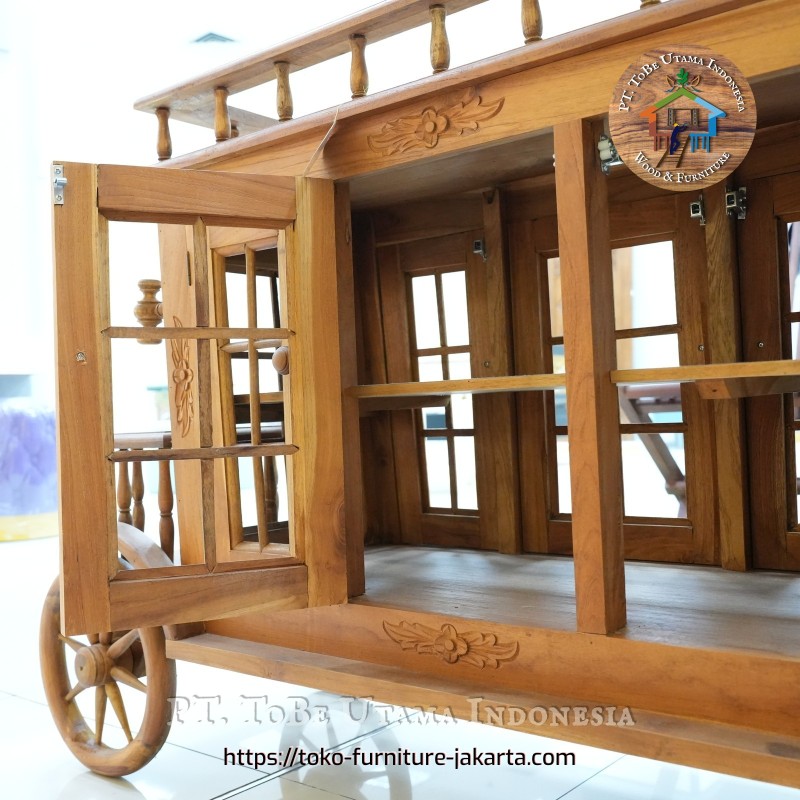 Aesthetic Trolley for Cafe & Bar, Trolley for Carrying Food