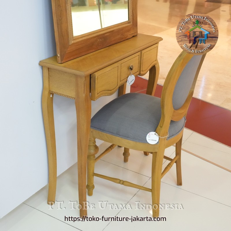 Saving is More Practical with a Spacious Cream Console Table