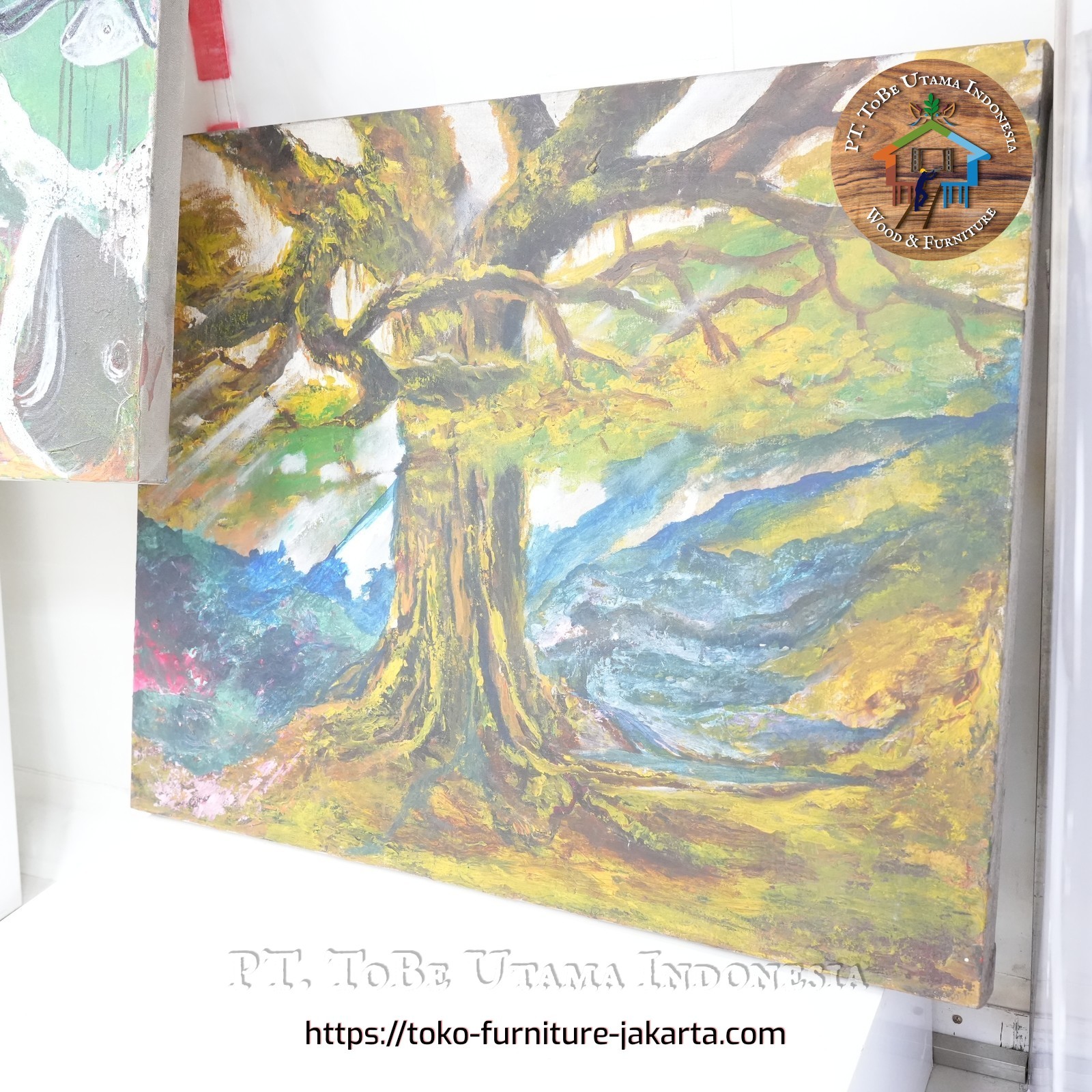 Painting of Big Tree from ToBe Utama Art Gallery