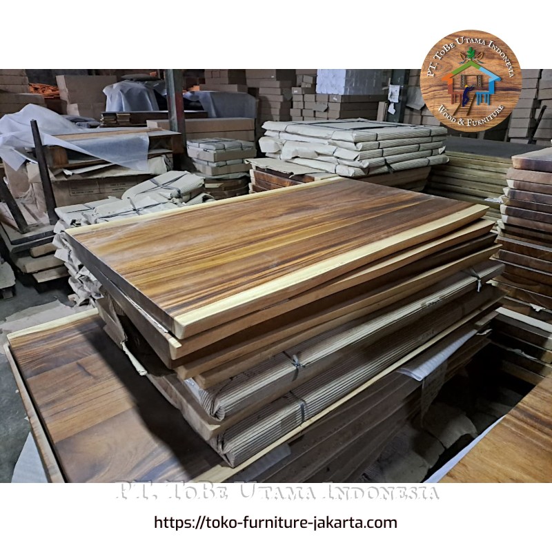 Trembesi Wooden Table, Modern Dining Table for 6-8-10 People