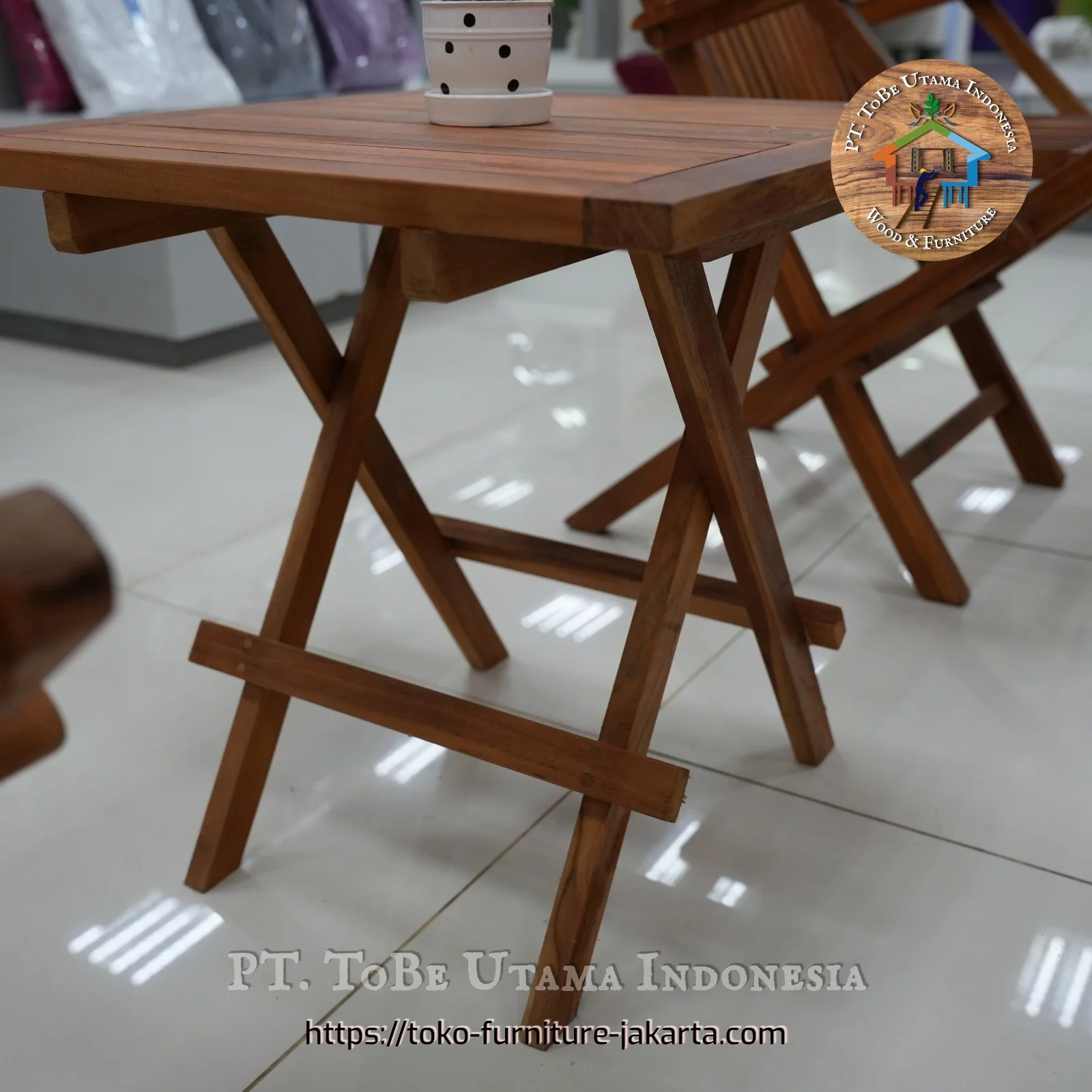 Small table for the corner of the room and for the terrace