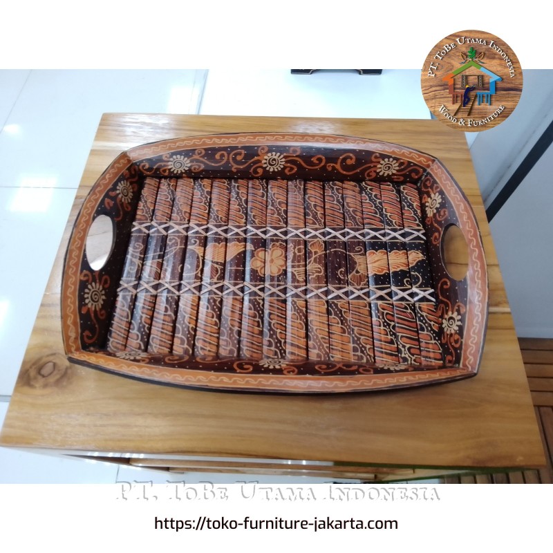 Craft Tableware From Nature, Bamboo Trays for Serving Food