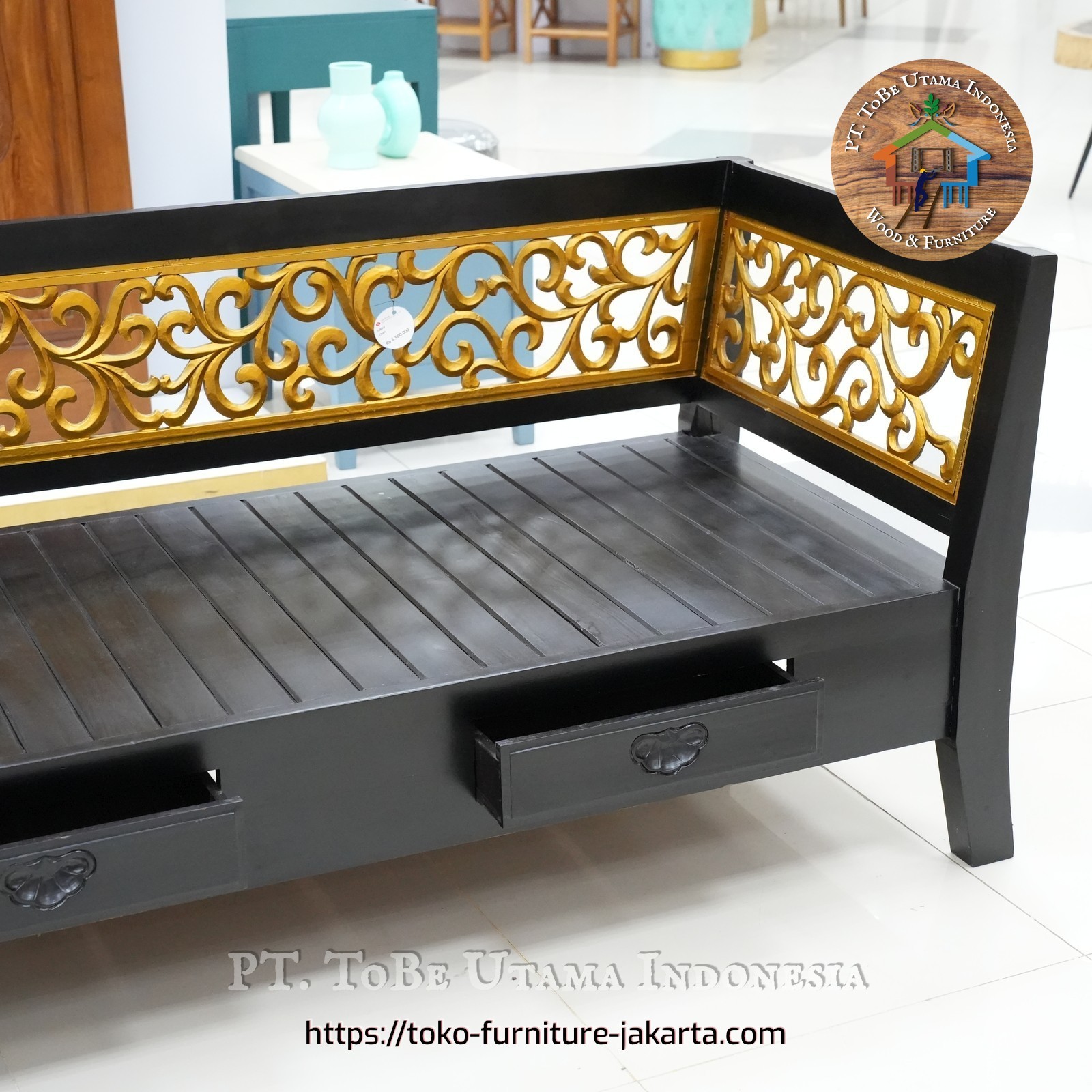 Elegance to Your Home with a Modern Carved Teak Bale