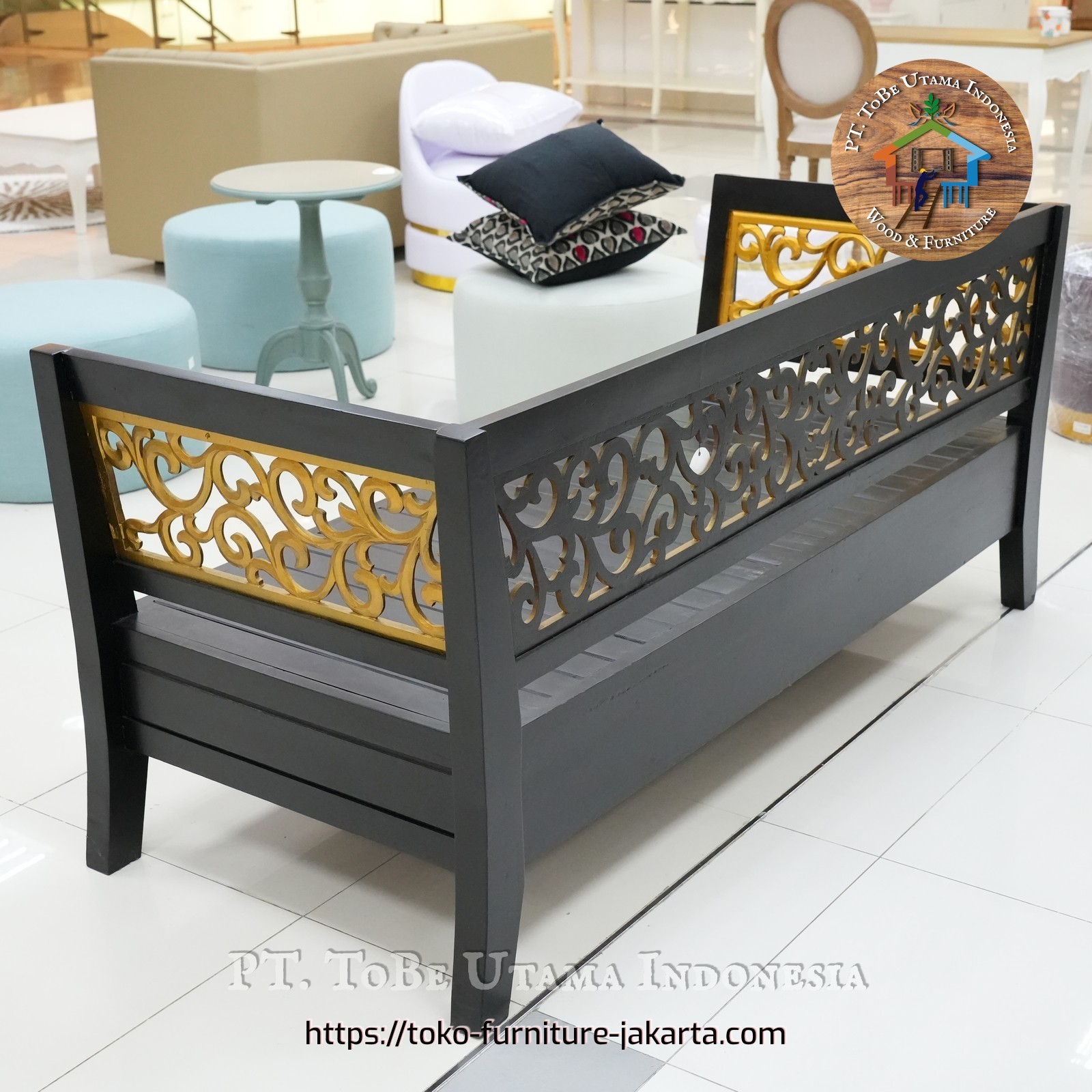 Elegance to Your Home with a Modern Carved Teak Bale